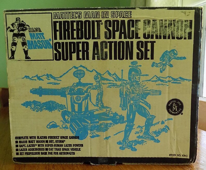 1968 Mattel Major Matt Mason FIREBOLT SPACE CANNON Super Action Set Complete Works - Etsy