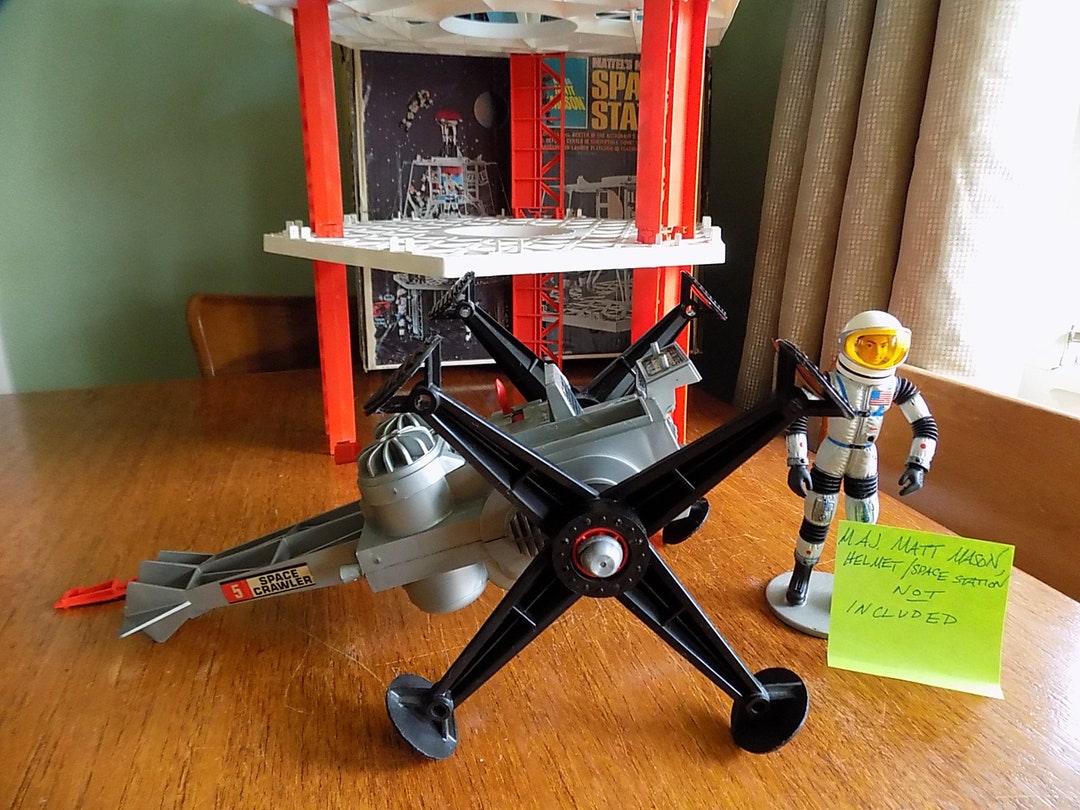1966 Mattel Major Matt Mason SPACE CRAWLER Works - Etsy