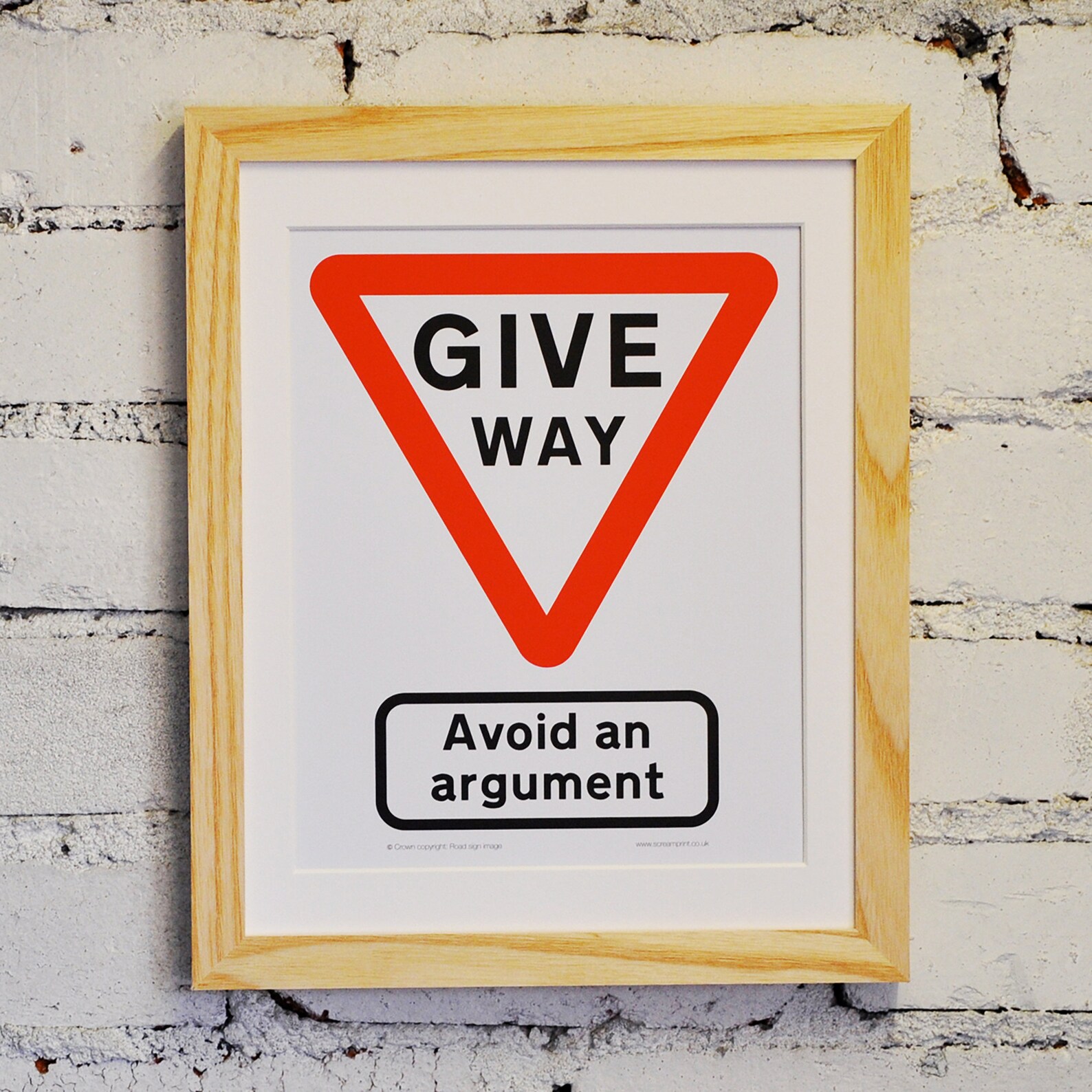 Avoid an Argument Traphic Sign - Etsy