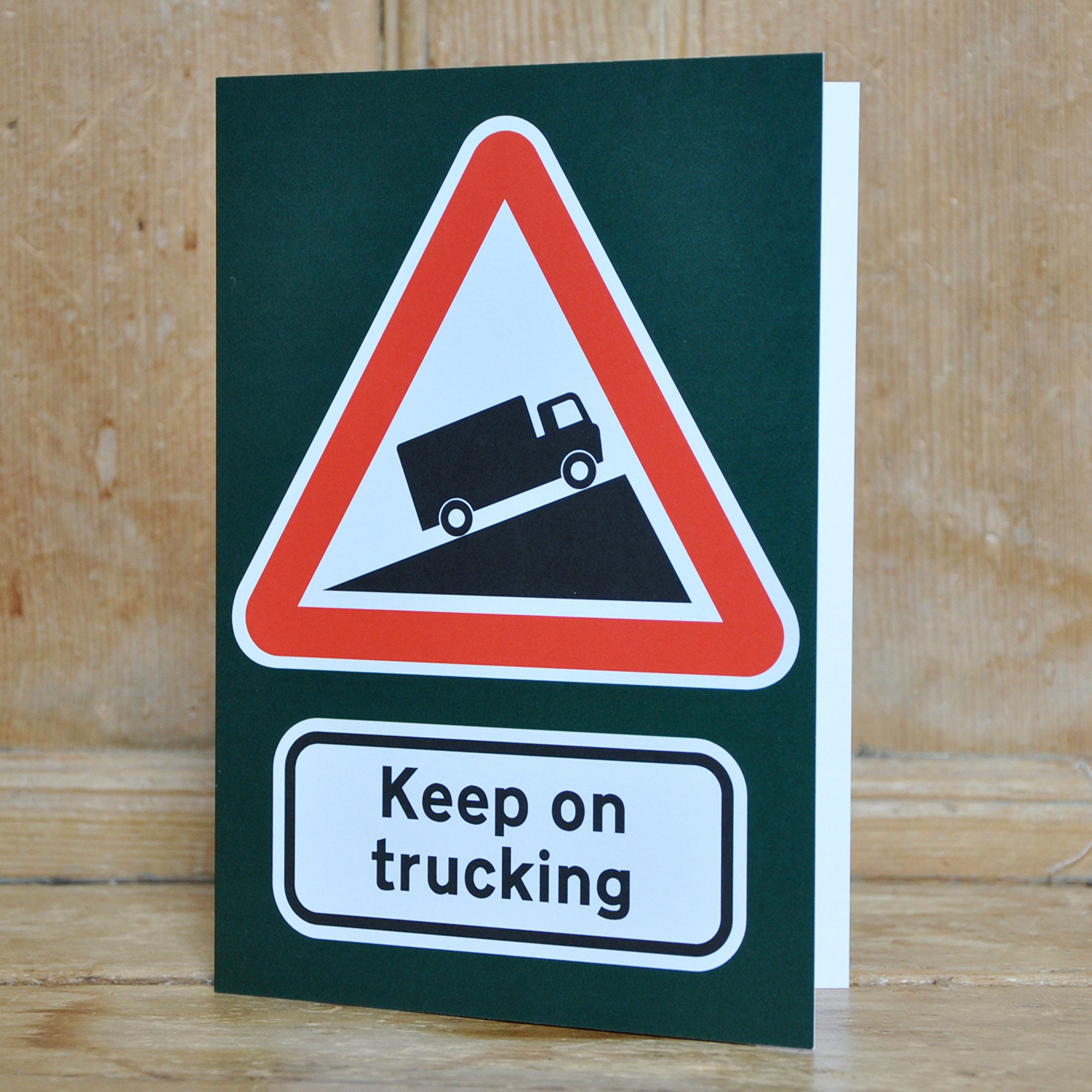 Traphic Greetings Cards Signs Showing Vehicles | Etsy