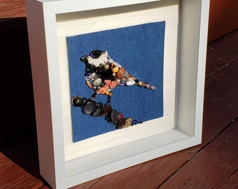 Bird Button Art - Etsy
