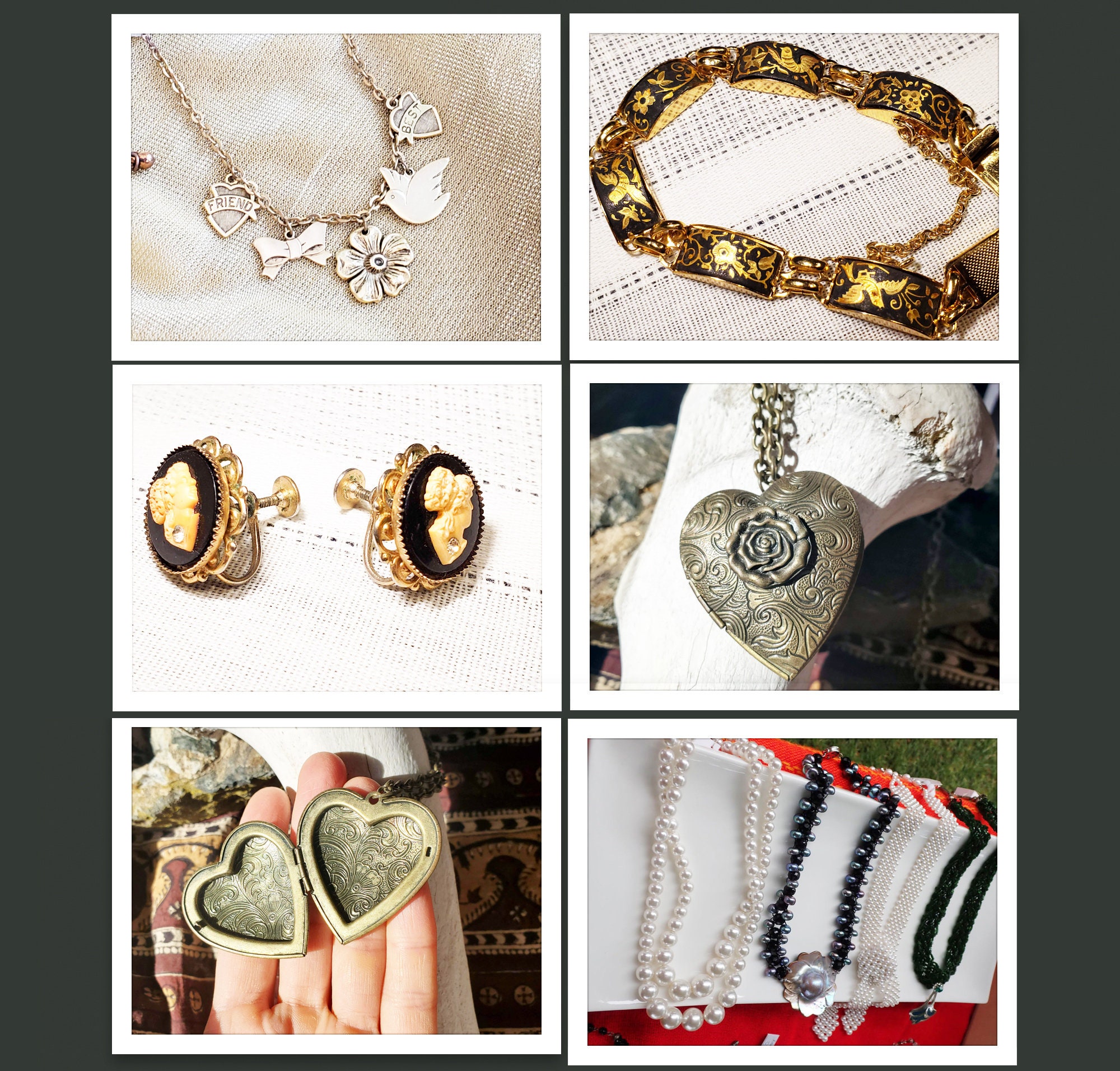 Curated Vintage Jewelry Collection, CHOOSE Your STYLE, Full 1 Pound ...