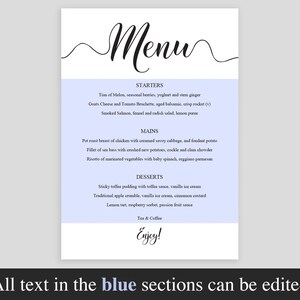 Wedding Welcome Sign, Seating Chart, Menu and Invitation Template ...