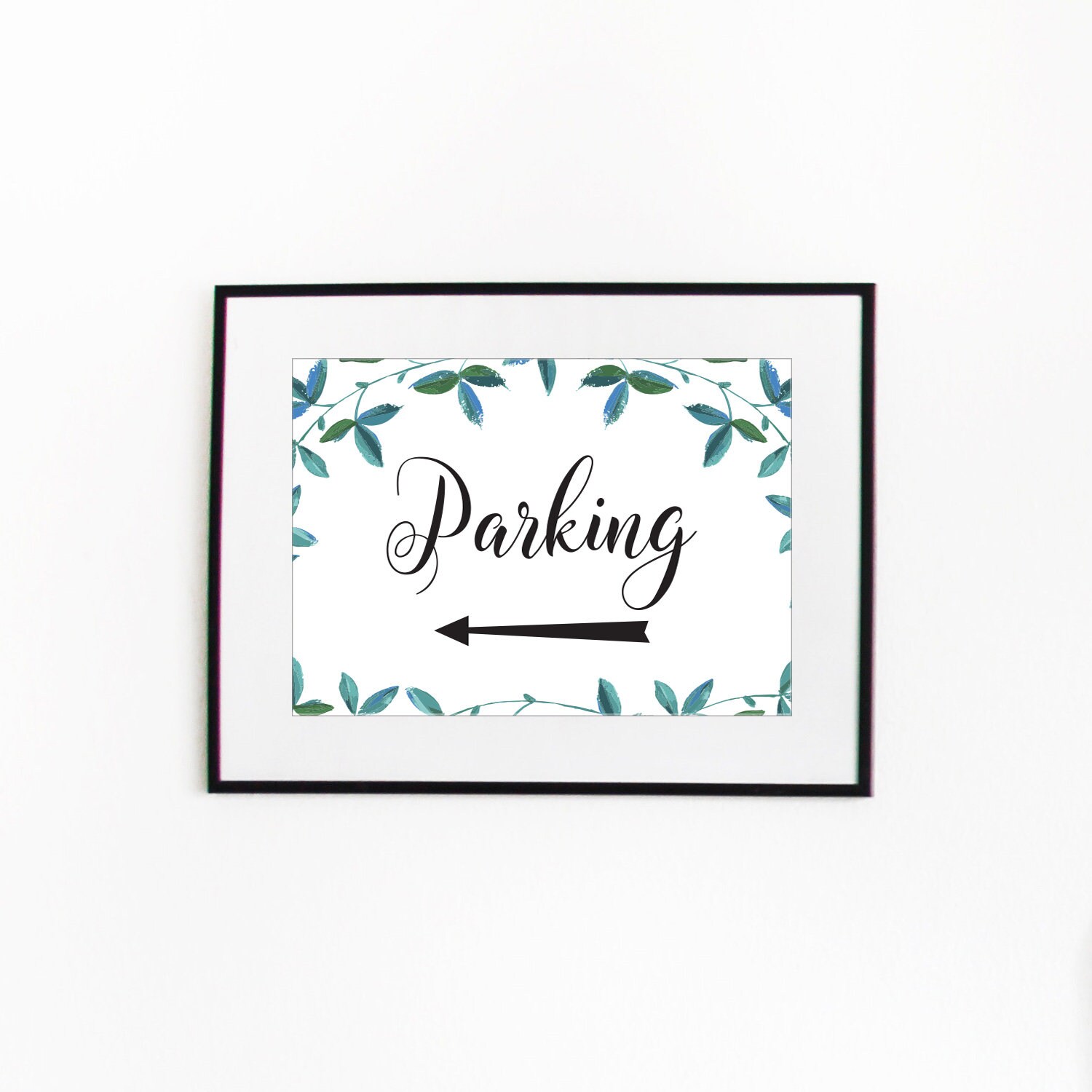 Parking Directions Sign. Wedding Car Park Arrows. Parking Lot - Etsy