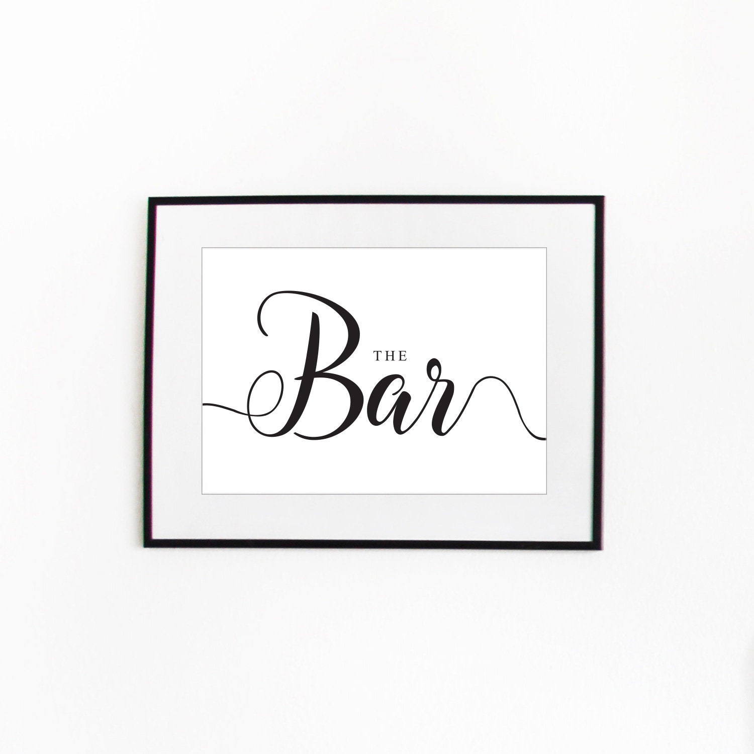 Wedding Bar Sign 'the Bar' Printable Download - Etsy