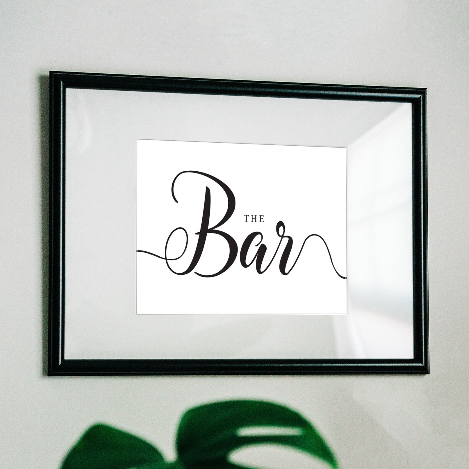 Wedding Bar Sign 'the Bar' Printable Download - Etsy