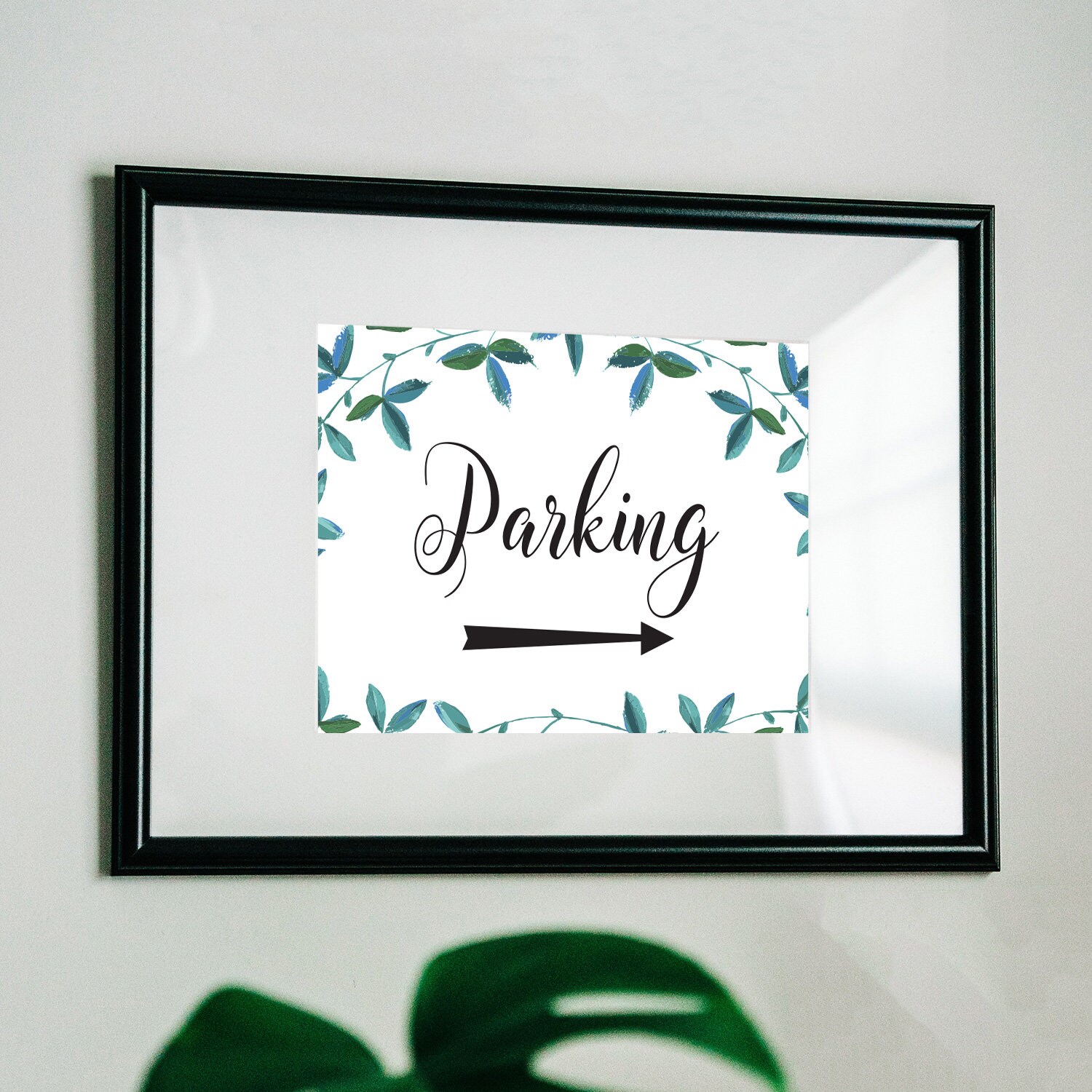 Parking Directions Sign. Wedding Car Park Arrows. Parking Lot - Etsy