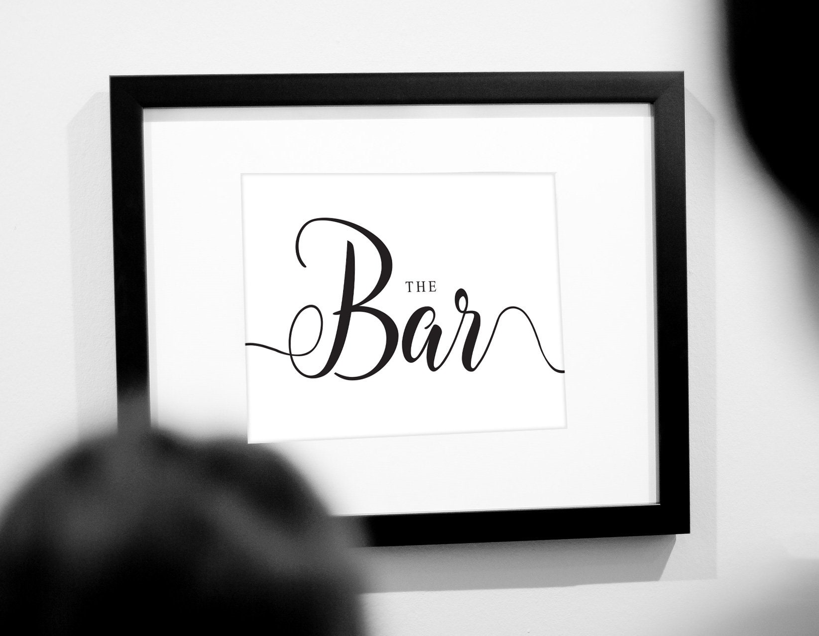 Wedding Bar Sign 'the Bar' Printable Download - Etsy