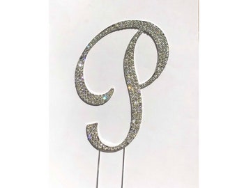 Letter P Cake Topper | Etsy
