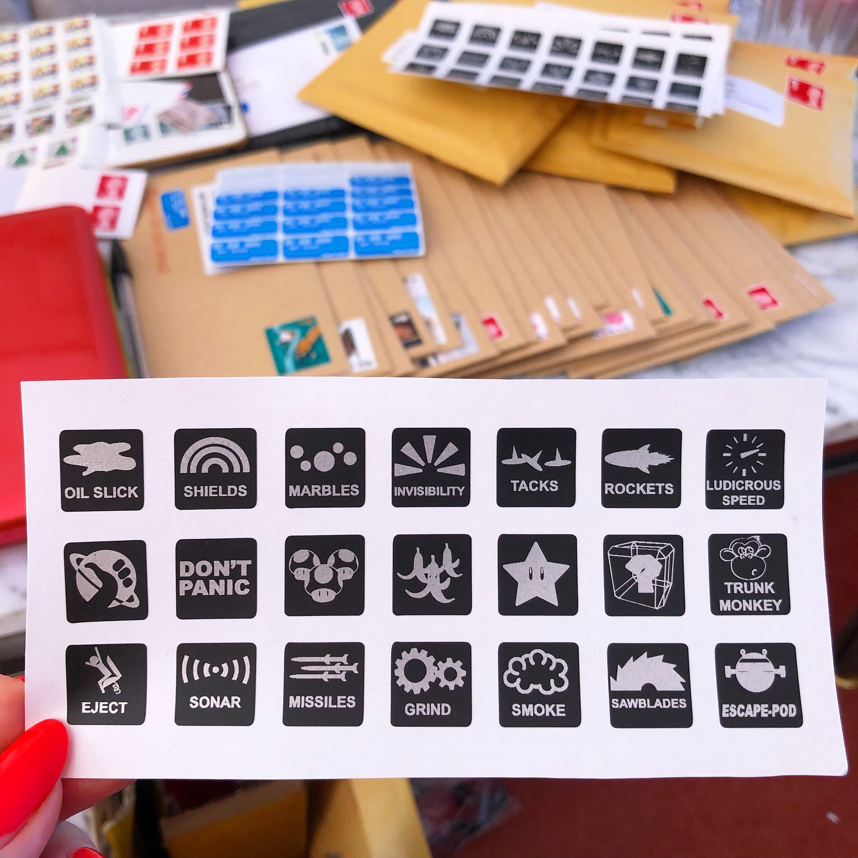 Aesthetic Creations Blank Button Stickers for Car Interior. - Etsy