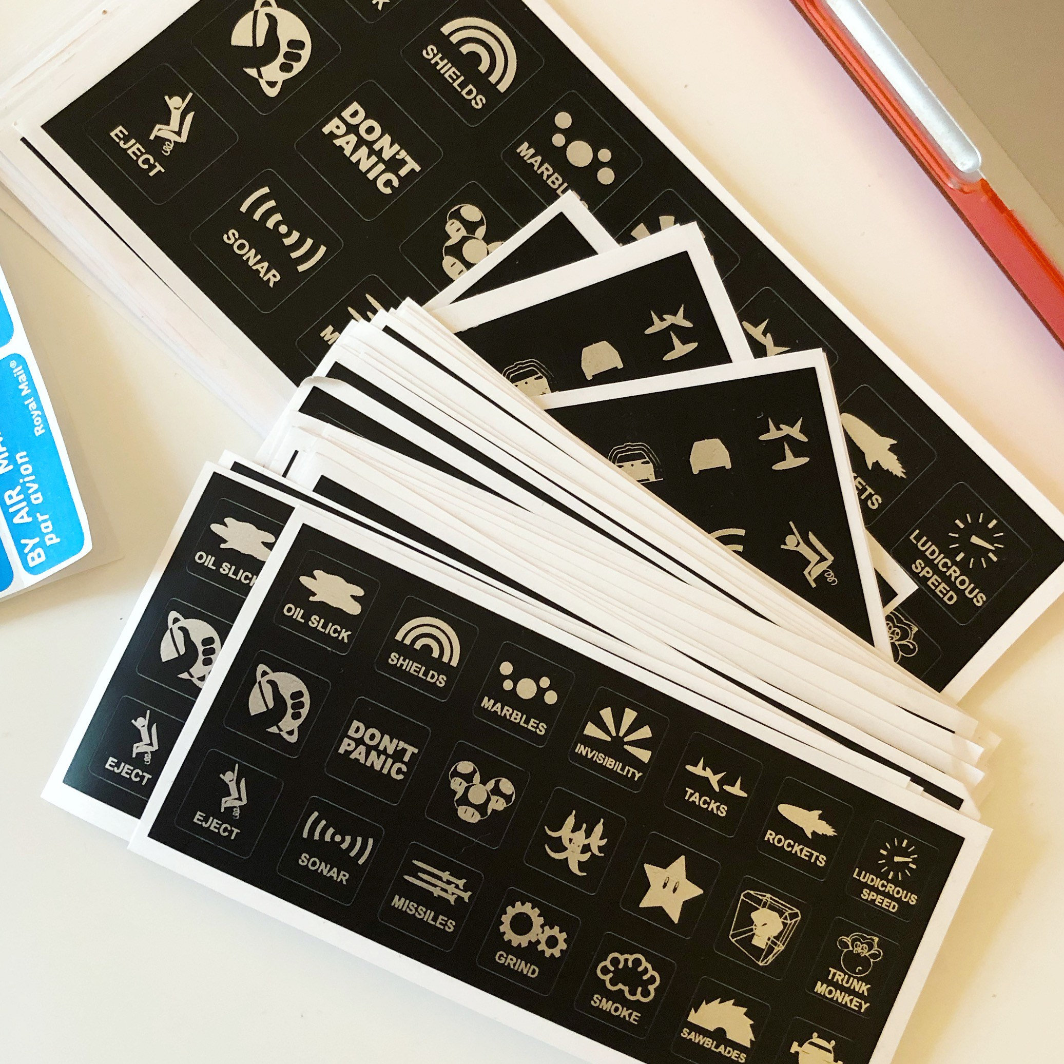 Aesthetic Creations Blank Button Stickers for Car Interior. - Etsy