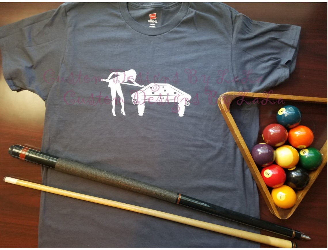 Billiards Chick SVG, Girl Shooting Pool Svg, Billiards Cutting File for ...