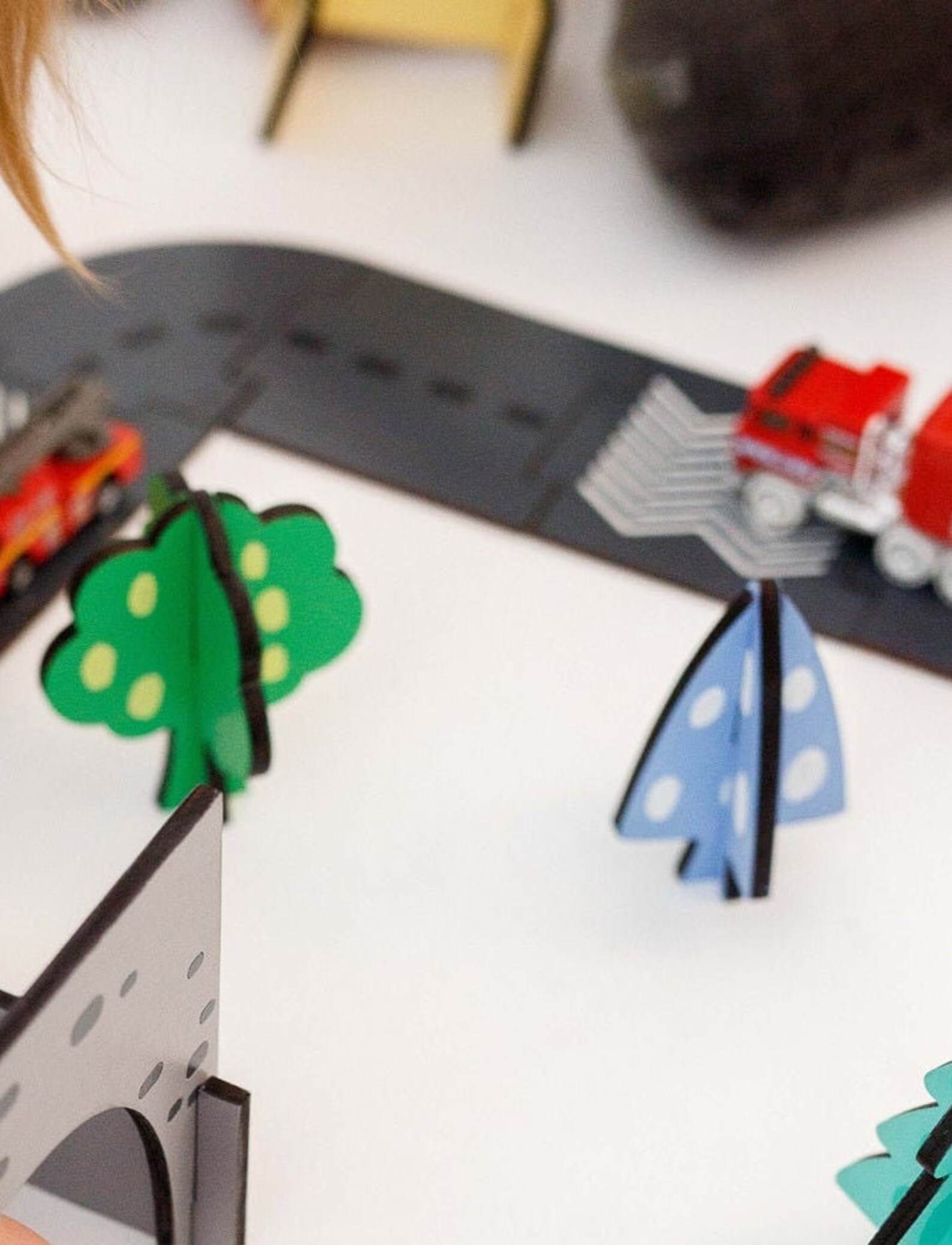 Busy Toy Wooden Road Track Puzzle for Toddler. Smart Educational ...