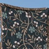 Persian Rug Style Woven Blanket, Arabesque Pattern Throw Blankets ...