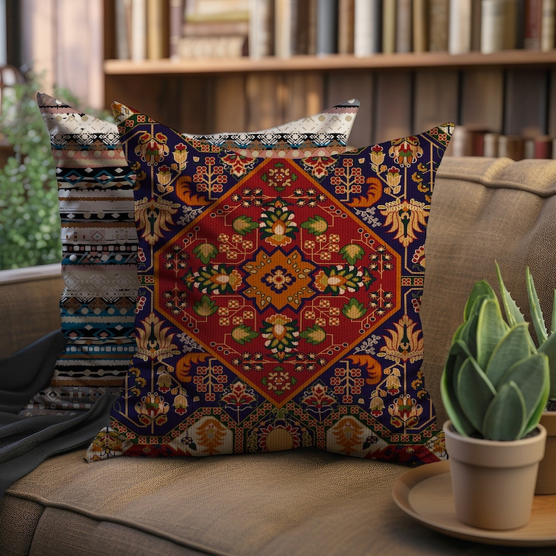 Persian Rug Pillow - Etsy