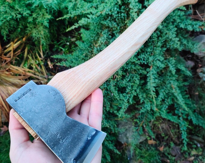 Handforged Camping/bushcraft Axe Octagonal Handle - Etsy