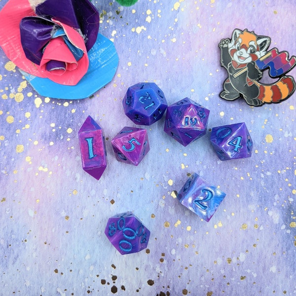 Bi Pride Dnd Dice - Etsy
