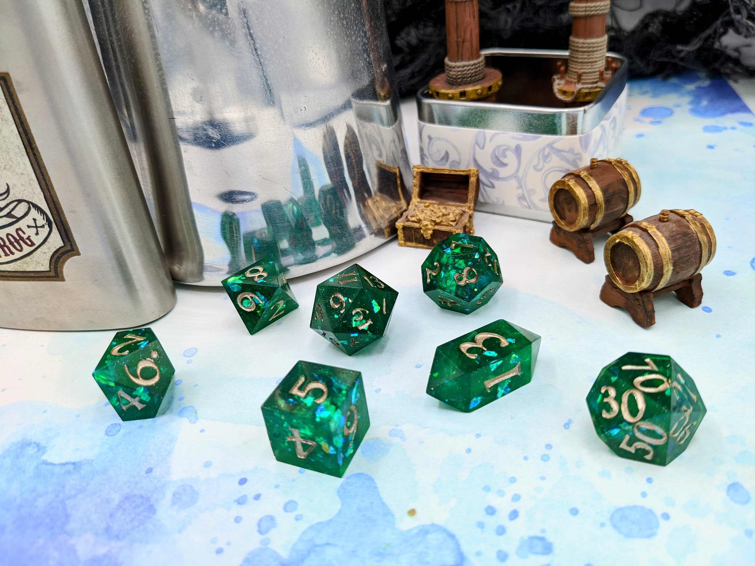 The Ferryman's Dice Custom Dnd Dice Handmade Dice | Etsy