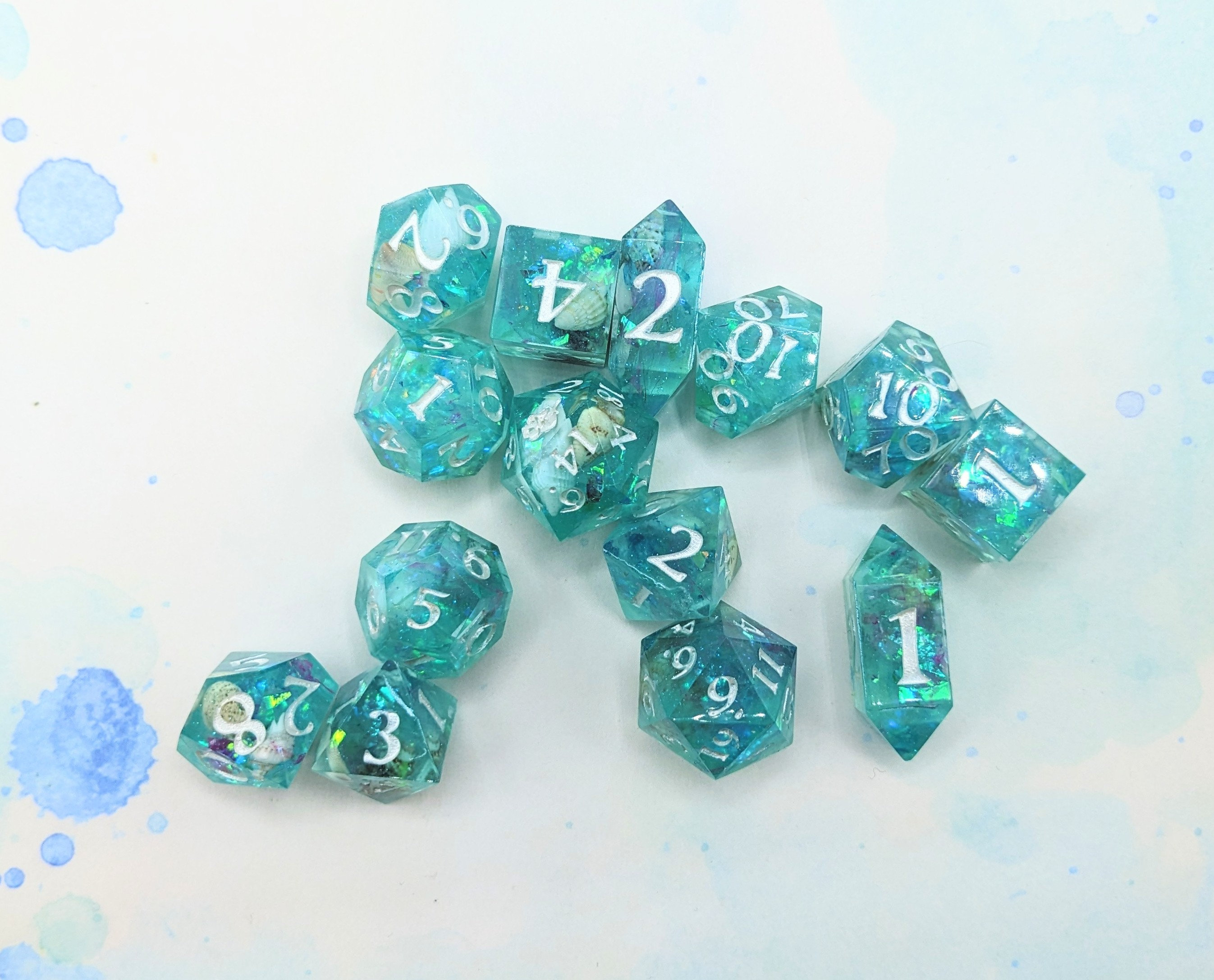 She Sells Sea Shells Dice Custom Dnd Dice Handmade Dice - Etsy