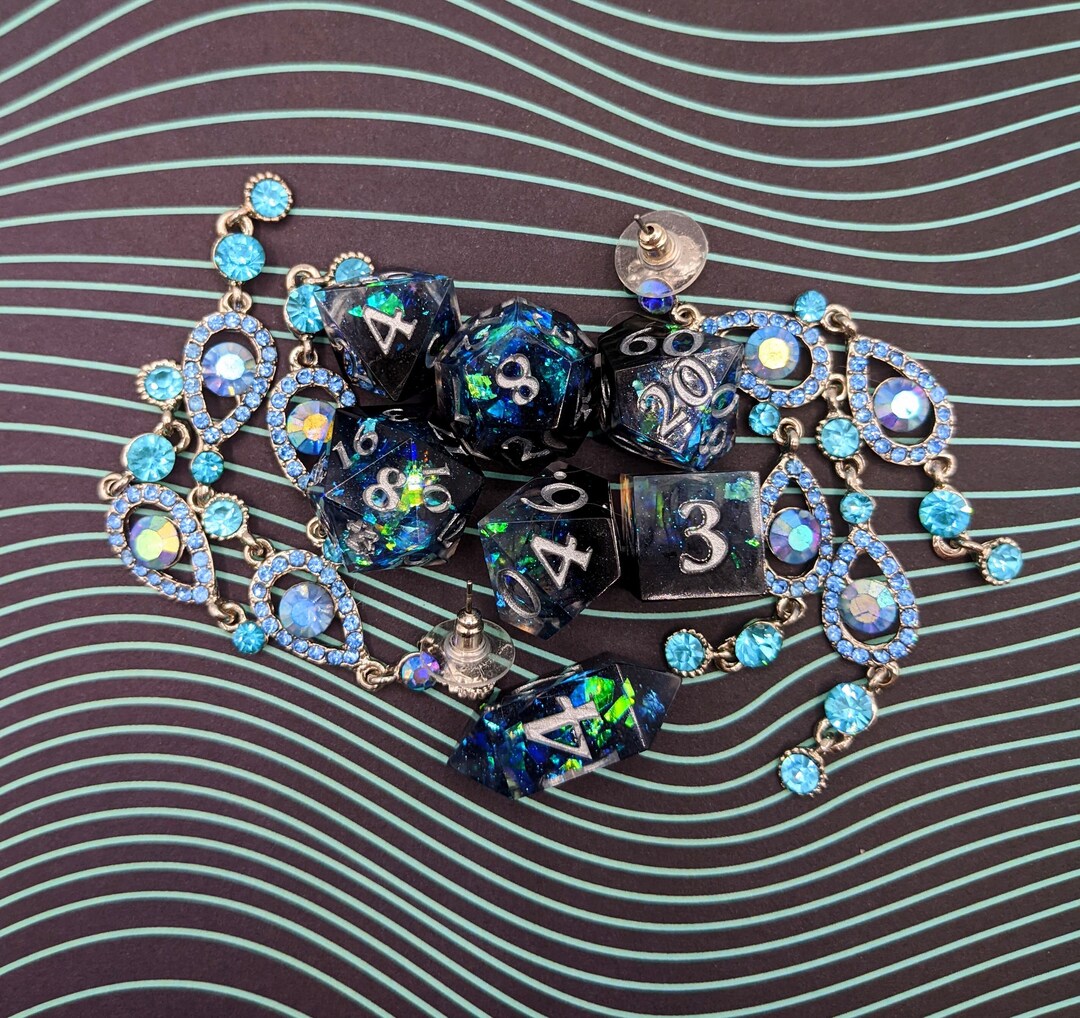 Necromancy Dice, Custom Dnd Dice, Handmade Dice, Custom Dice Set ...