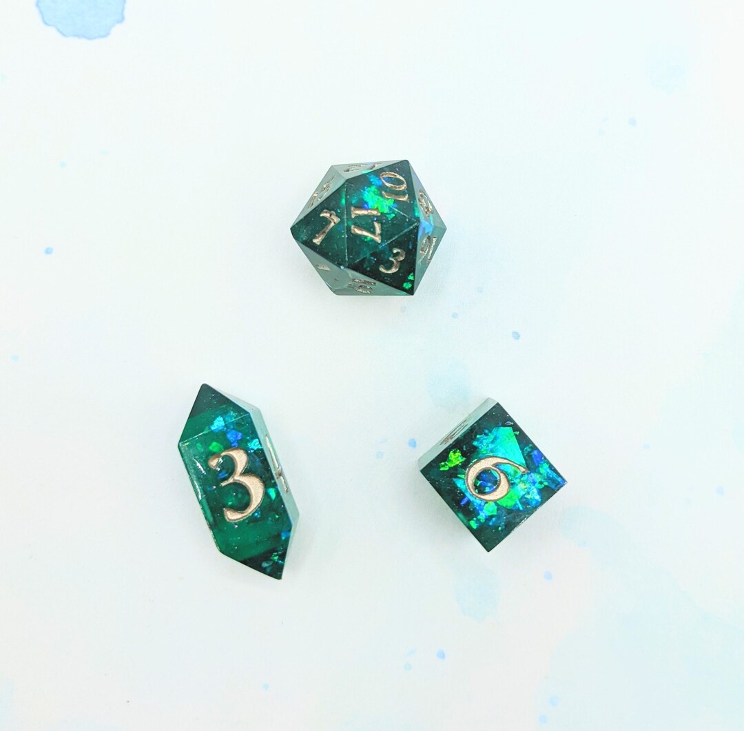Singles Mixed Dice Drop 3, Custom Dnd Dice, Handmade Dice, Custom Dice ...