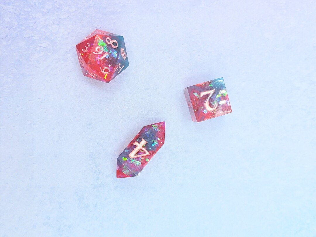 Singles Mixed Dice Drop 2, Custom Dnd Dice, Handmade Dice, Custom Dice ...