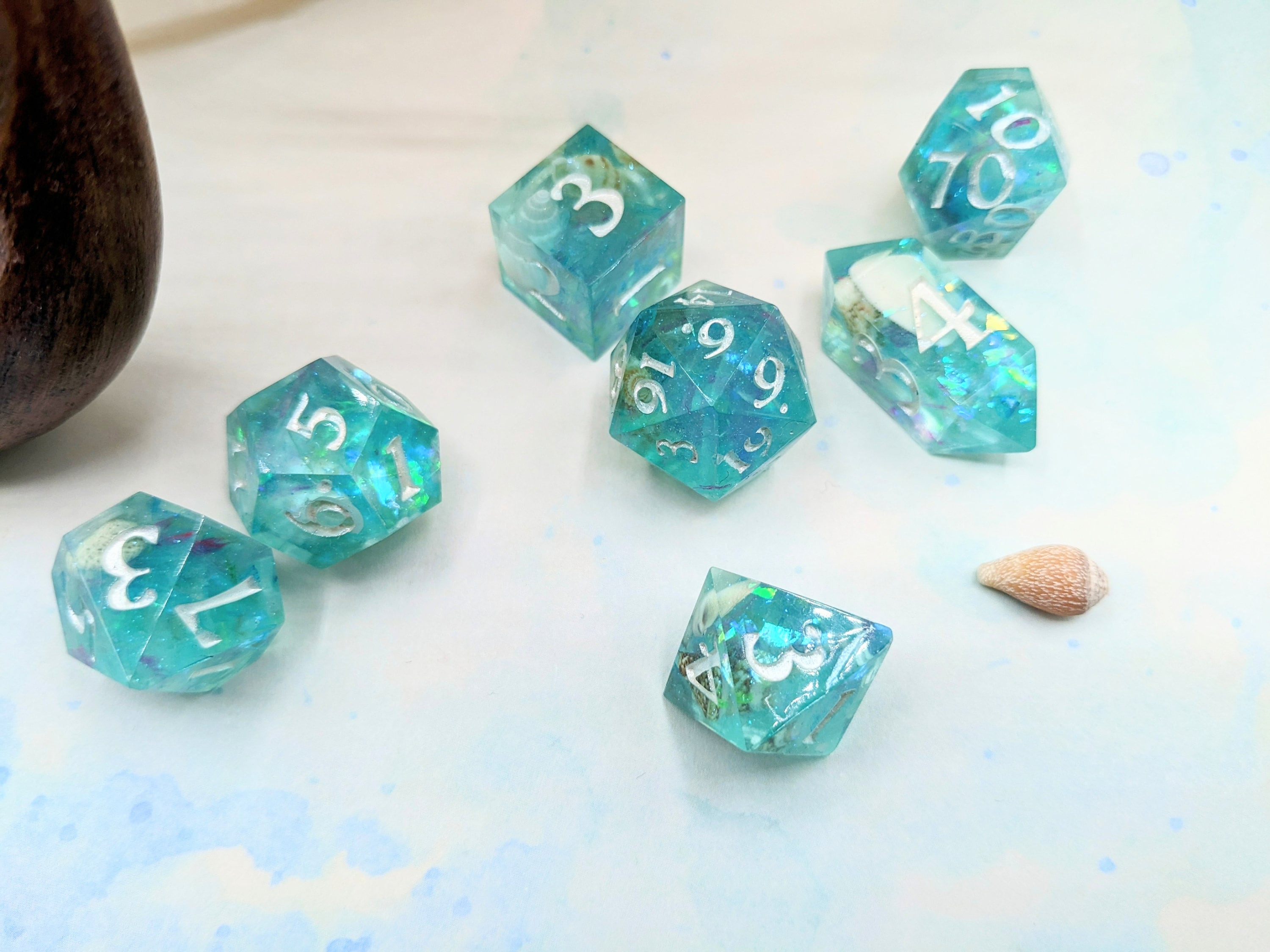 She Sells Sea Shells Dice Custom Dnd Dice Handmade Dice - Etsy