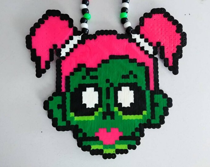 Custom Zombie Girl Kandi Necklace - Etsy