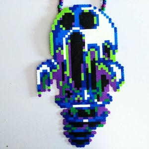 Custom Ghost Kandi Necklace - Etsy