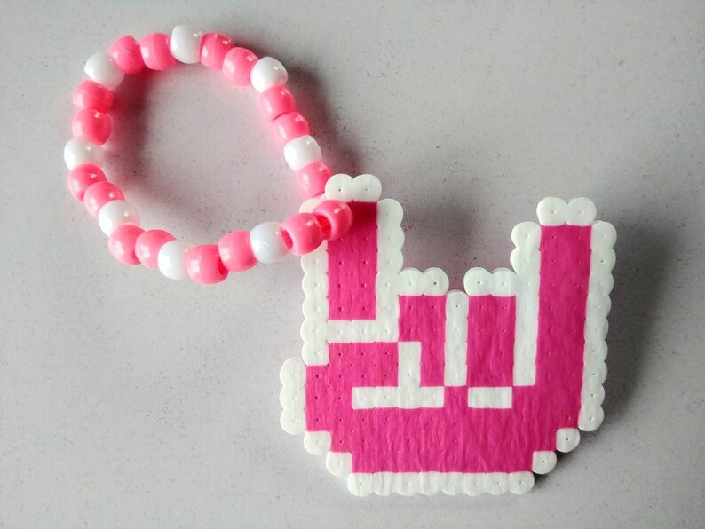 Custom Rock N Roll Kandi Single | Etsy