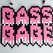 Custom Bass Babe Perler Necklace - Etsy