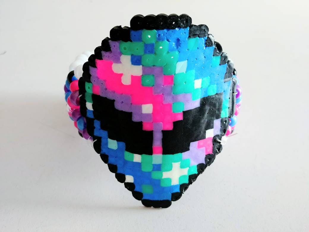 Custom Alien Kandi Cuff - Etsy