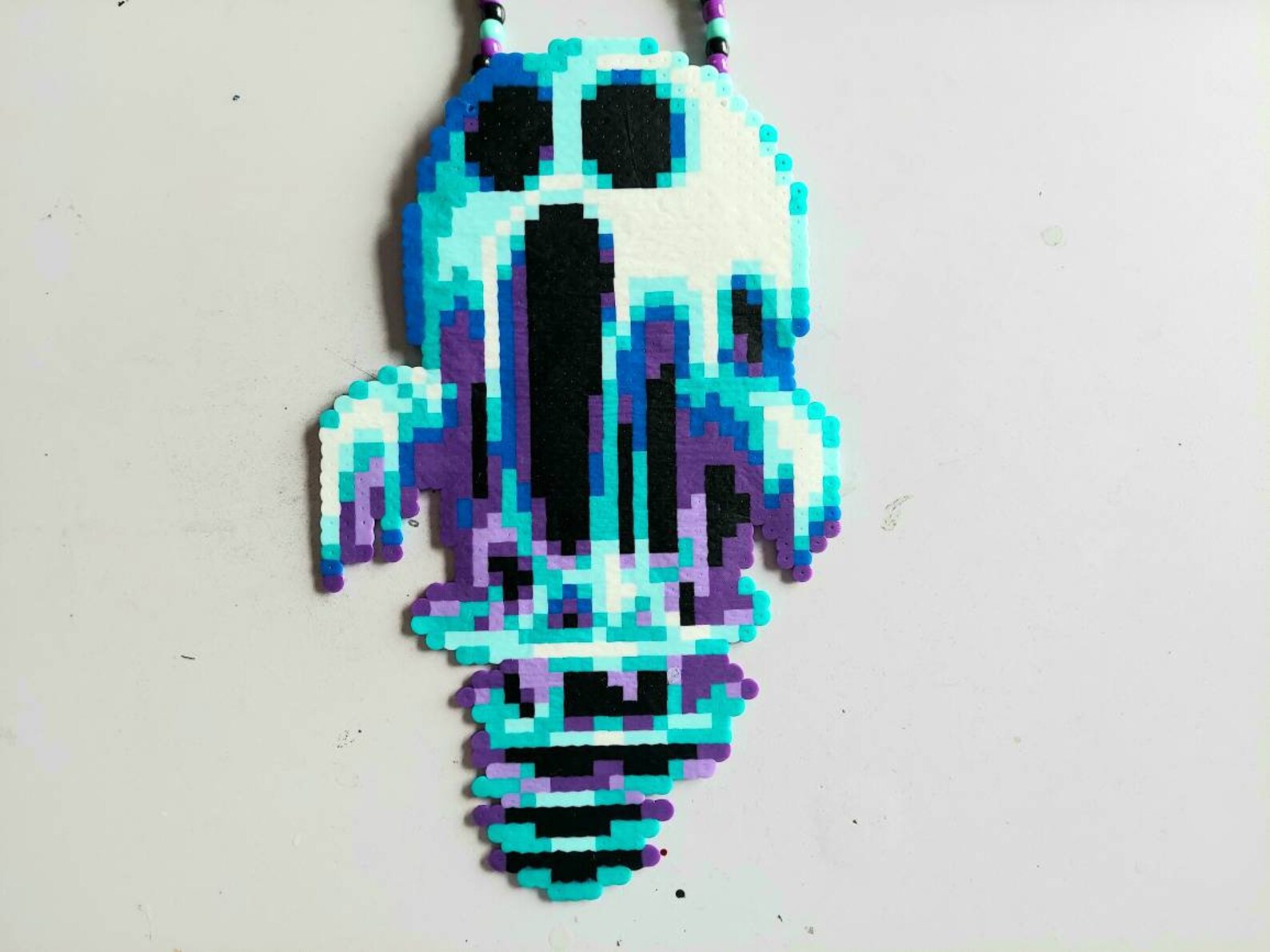 Custom Ghost Kandi Necklace - Etsy