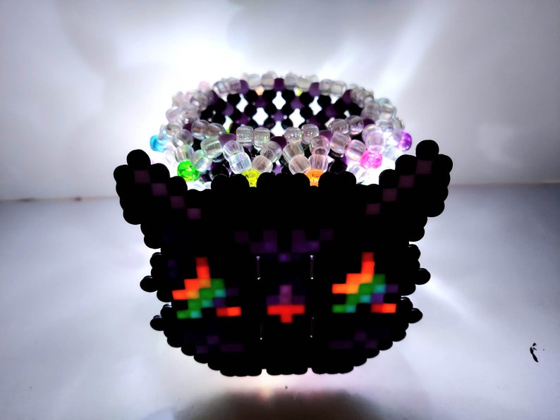 Custom Rotating 3D Perler Kandi Cuff - Etsy