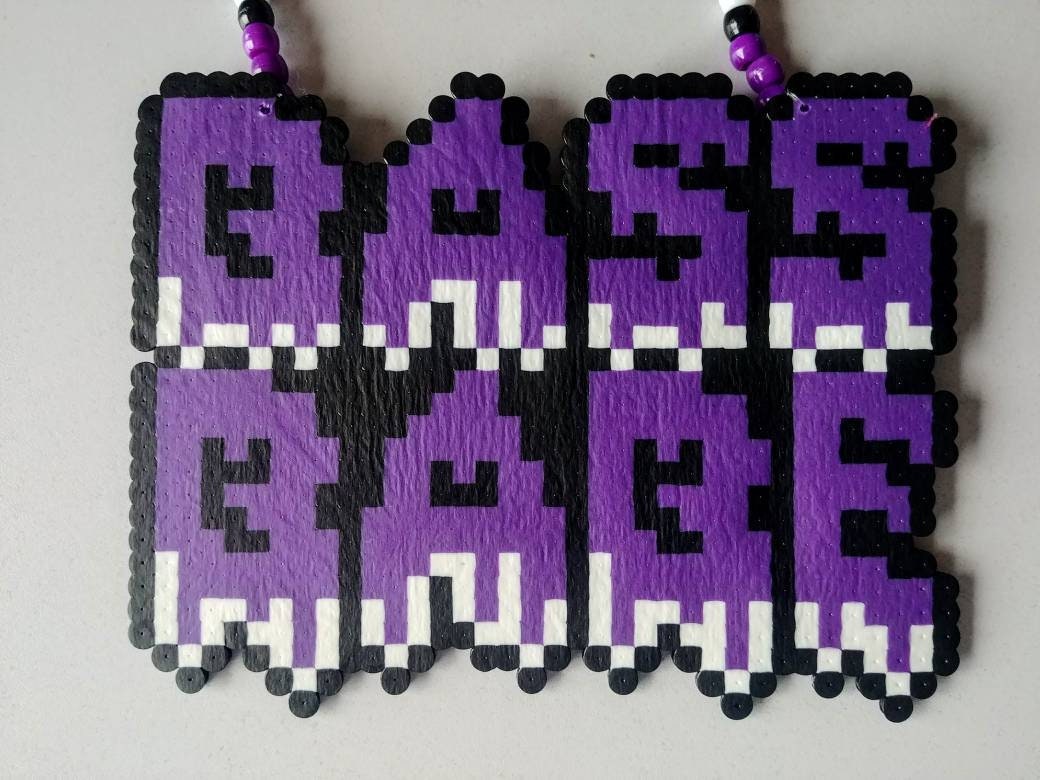 Custom Bass Babe Perler Necklace - Etsy