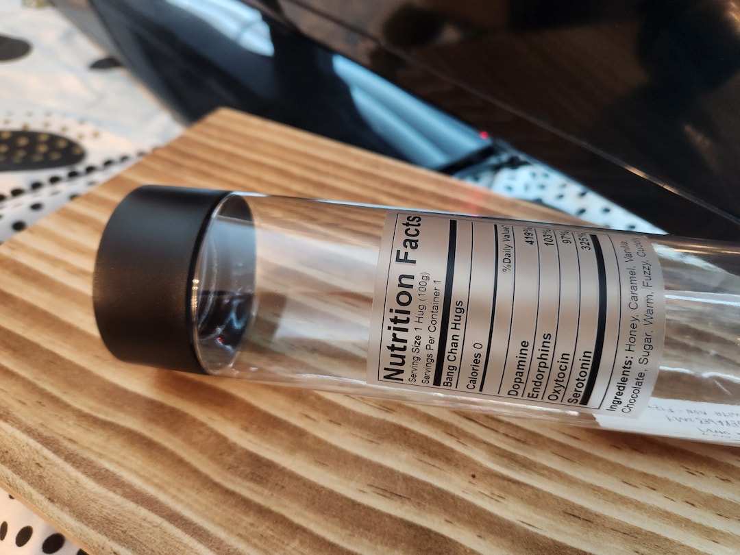 Stray Kids Bang Chan Hugs Water Bottle PVC Christopher Bang Chris Bahng ...