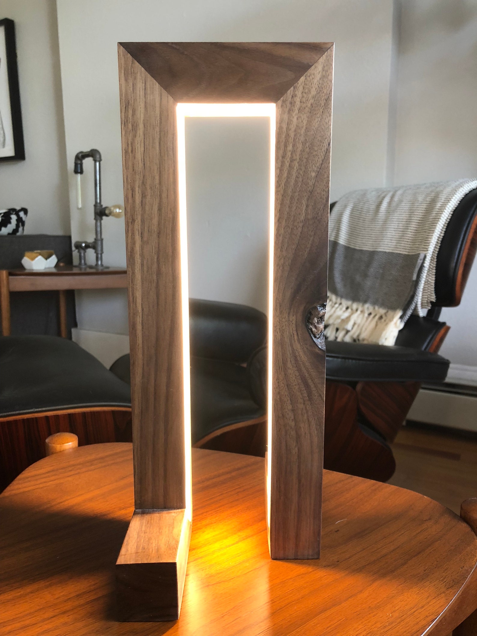Modern LED Side Lamp - Etsy