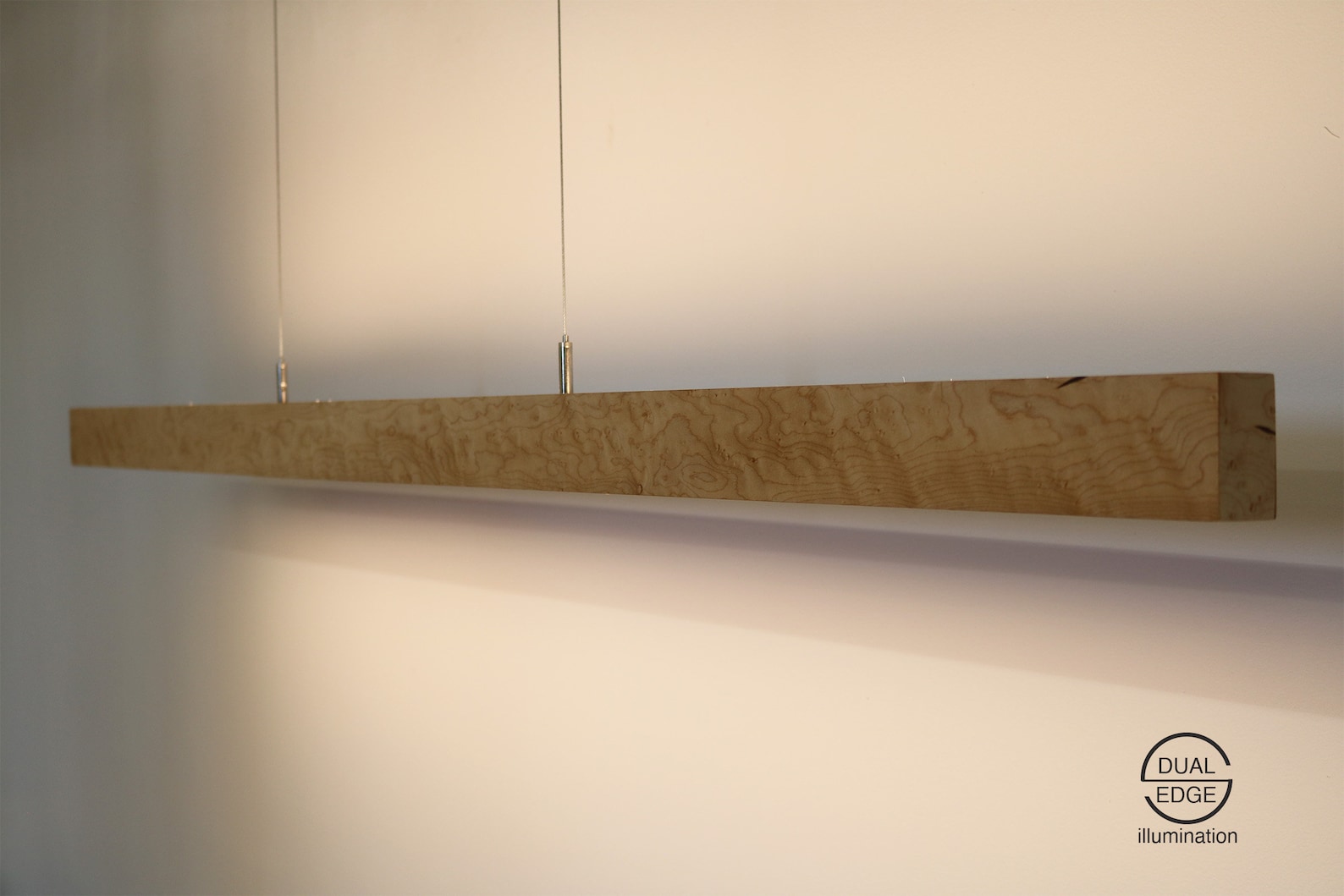 Dual-edge Linear Suspension LED Pendant | Custom Modern Light Fixture ...