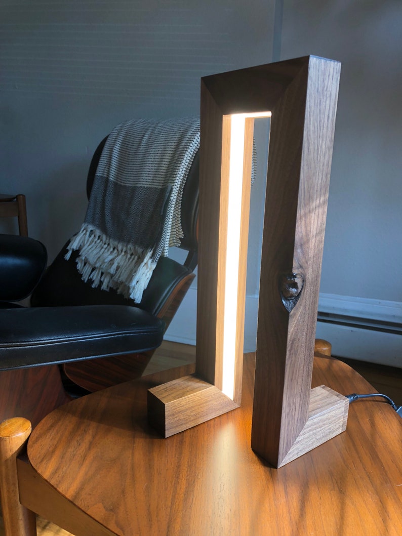 Modern LED Side Lamp - Etsy