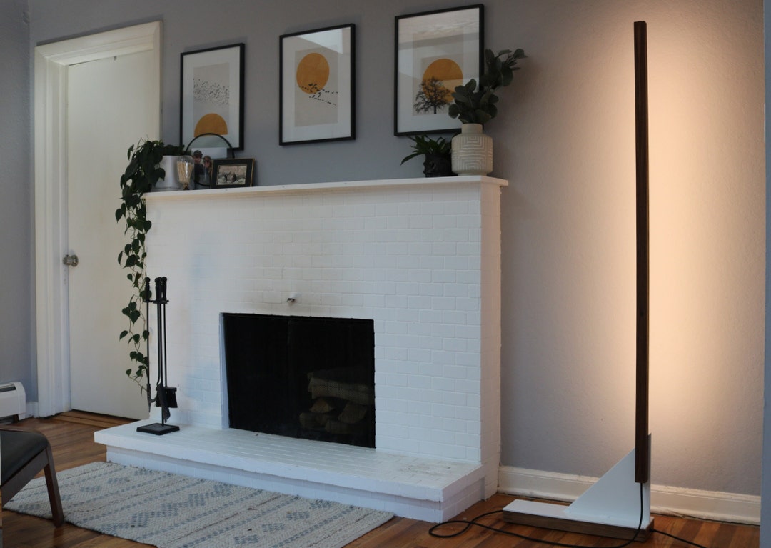 Geo LED Floor Lamp | Contemporary Light Fixture - Etsy