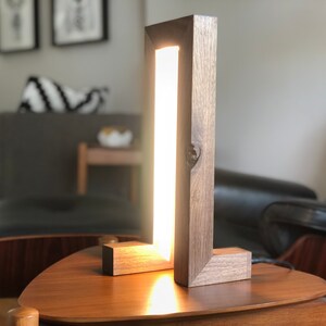 Modern LED Side Lamp - Etsy