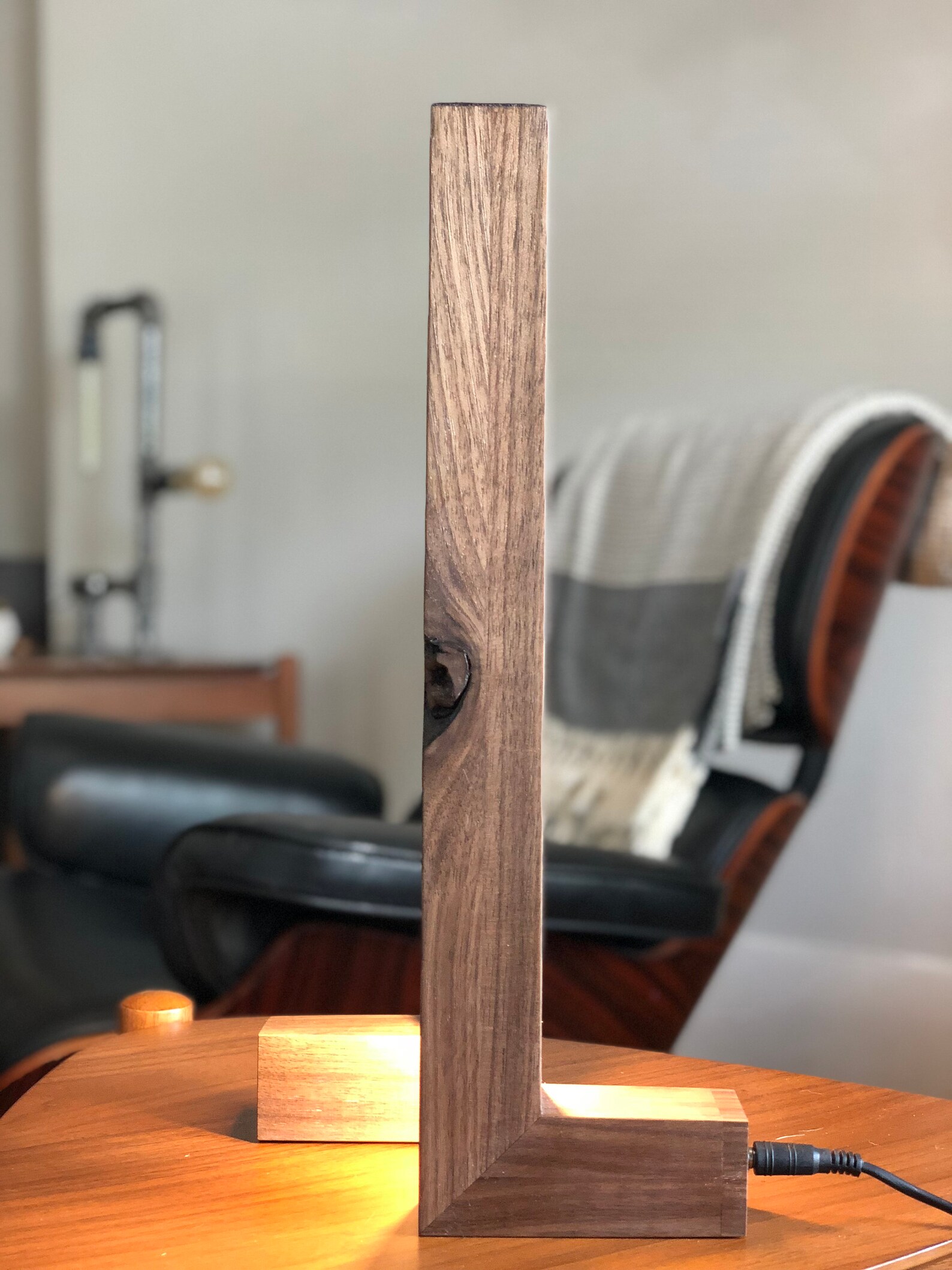 Modern LED Side Lamp | Etsy