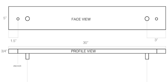 Ceiling Adapter Plate for Linear Suspension Fixtures | Etsy