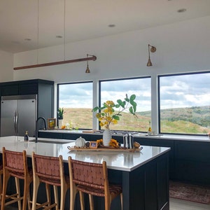 Linear Suspension LED Pendant | Custom Modern Light Fixture - Etsy