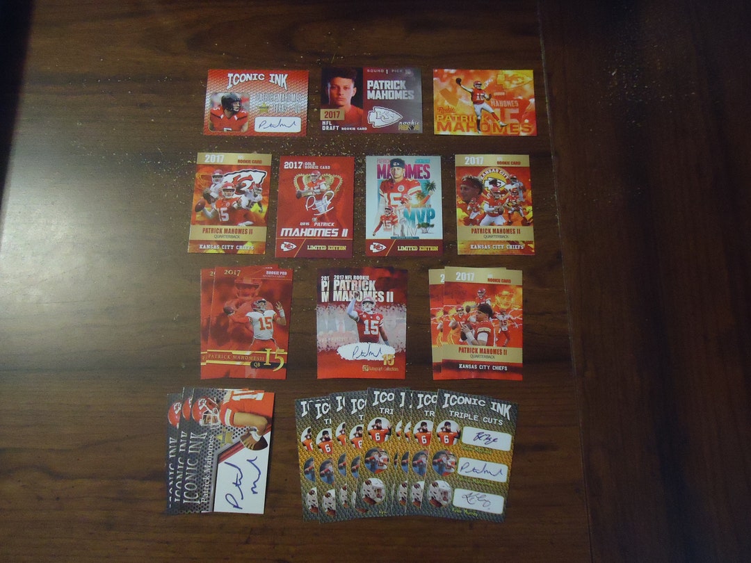 Pat Patrick Mahomes 25 Card Rookie Lot Super Bowl Kansas City Chiefs ...