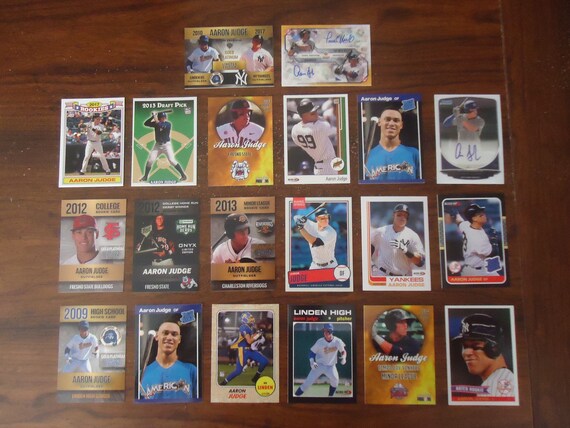 Aaron Judge 20 Card Lot Including Rookies Minor League High - Etsy