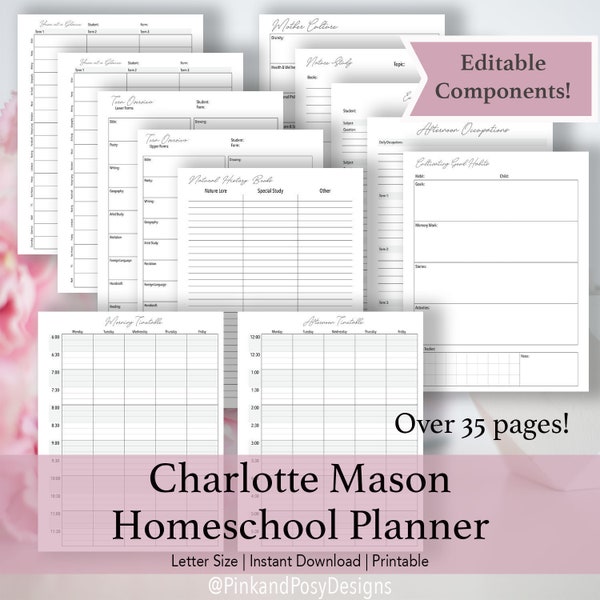 Homeschool Planner - Etsy