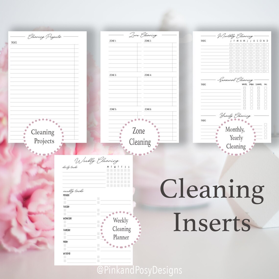 Classic Happy Planner Discbound Ultimate Home Management | Etsy