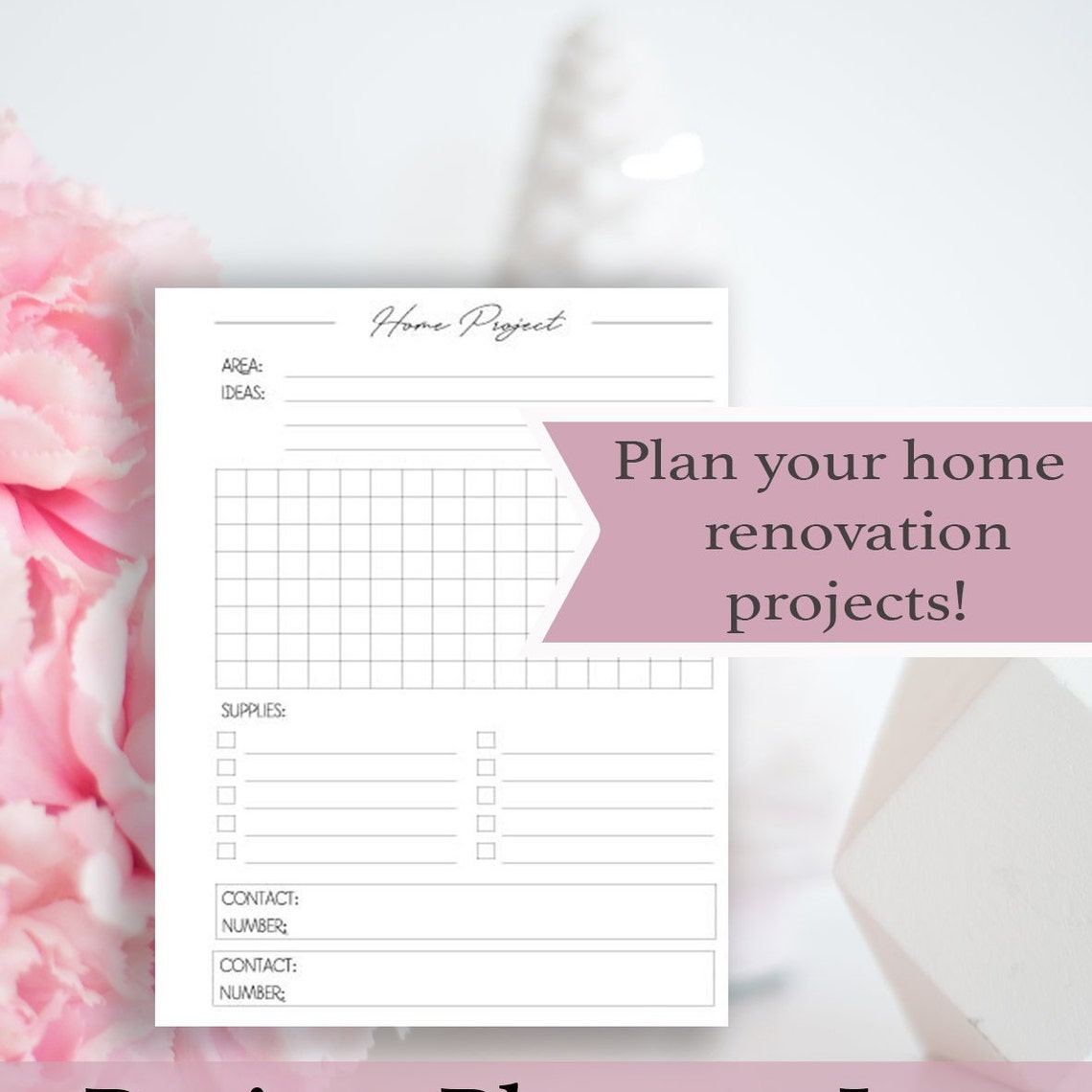 Classic Happy Planner Discbound Ultimate Home Management | Etsy