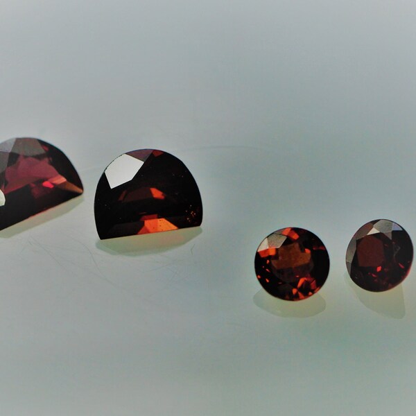 Faceted Garnet - Etsy
